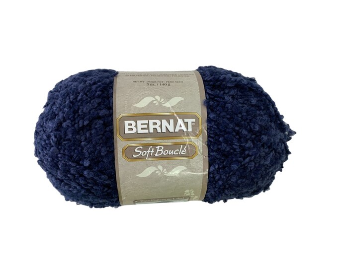 Bernat Soft Boucle Yarn Blue Shades 5 Oz Canada AT560 - Etsy
