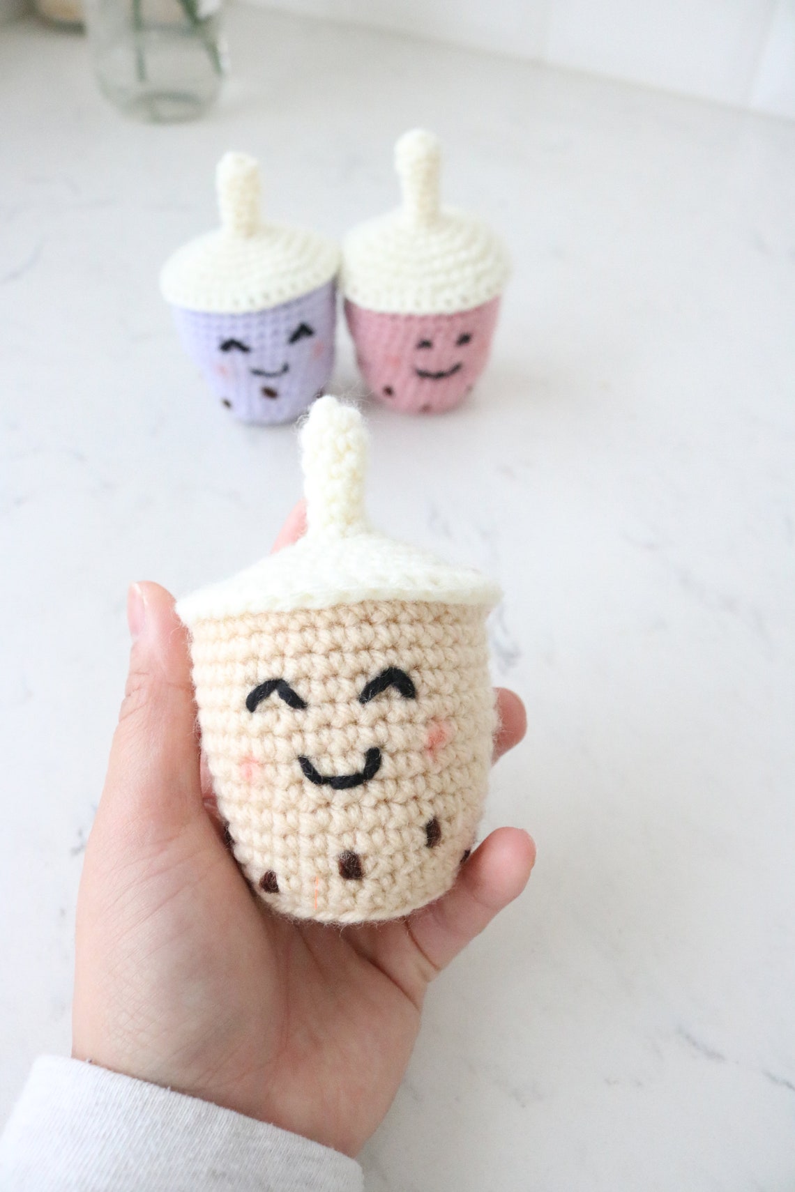 Crochet Boba Tea Pattern Amigurumi Boba Pattern Kawaii - Etsy Canada