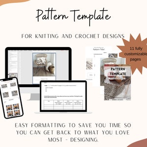 Crochet Pattern Template, Printable Template for Crochet Patterns ...