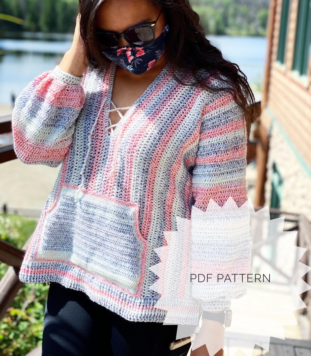 Cozy Crochet Sweater Pattern for Sizes XS-XL | Beginner Crochet Pattern ...