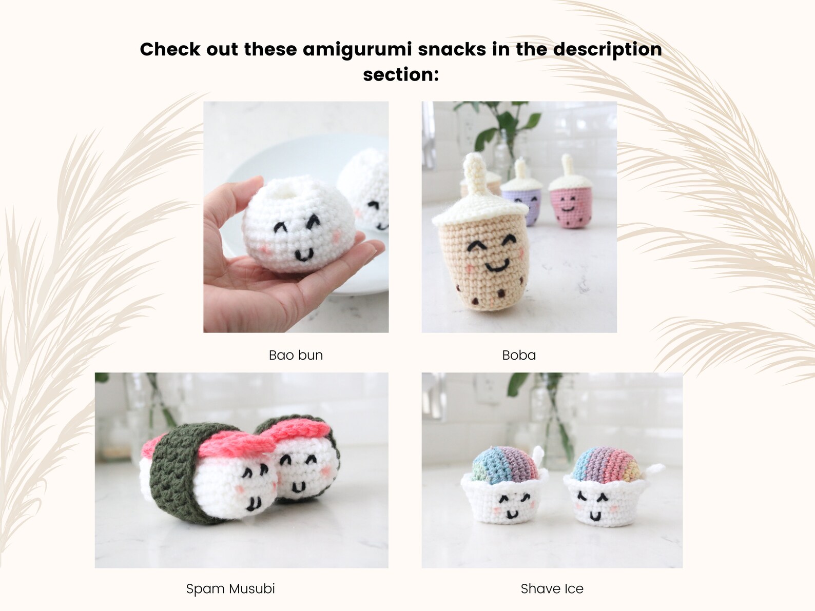 Crochet Boba Tea Pattern Amigurumi Boba Pattern Kawaii - Etsy Canada