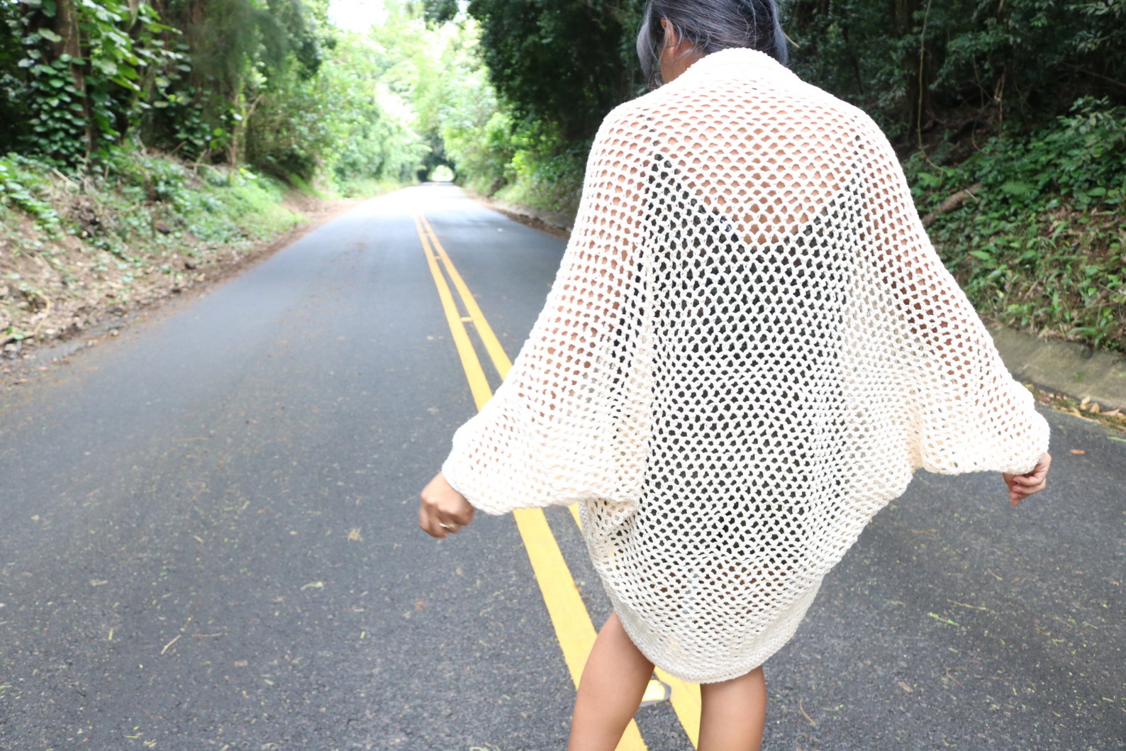 Crochet Shrug Pattern Boho Style Rectangle Shrug Tutorial | Etsy