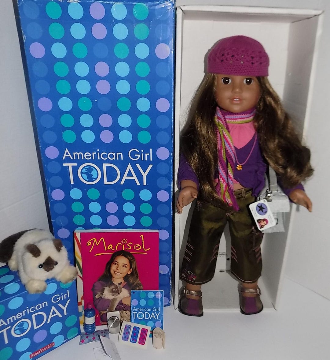 Bundle Lot Marisol GOTY American Girl Doll Girl of Year W Box, Meet ...