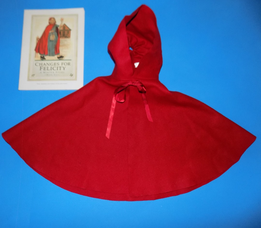 HTF Retired Felicity American Girl Red Cardinal Cloak Doll Christmas ...