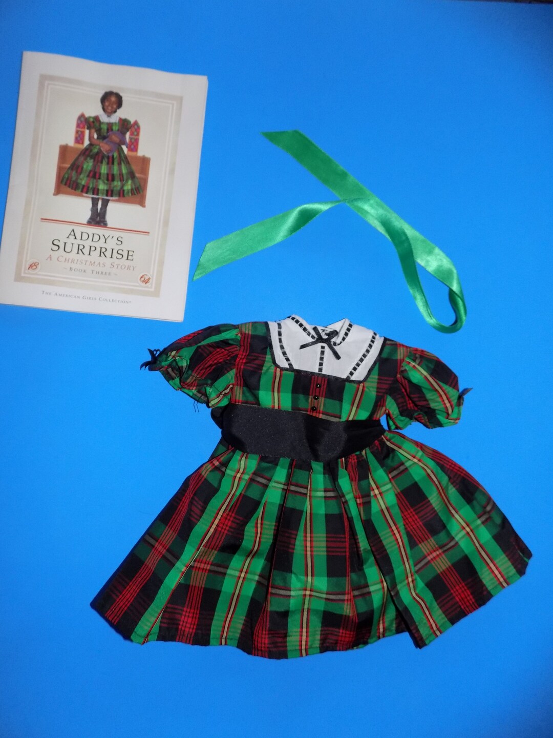 Retired Pleasant Company 1994 Addy Christmas Outfit American Girl Doll ...