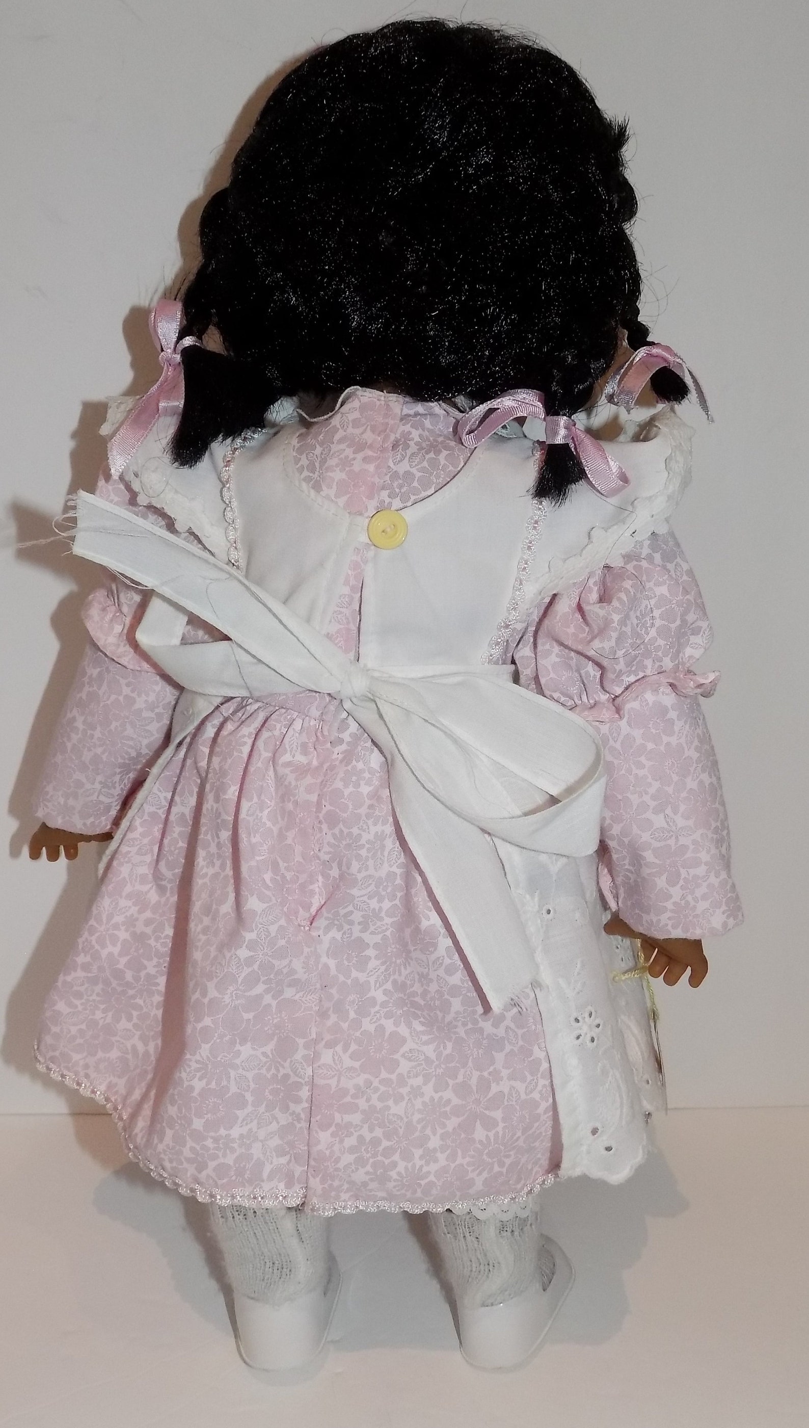 Vintage 1980s Collectible Engel Puppe Puppen 18" African American ...