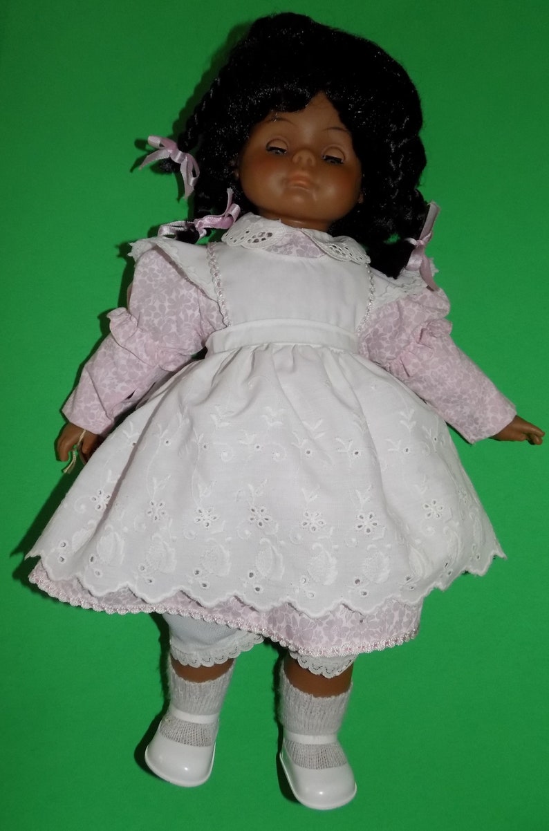 Vintage 1980s Collectible Engel Puppe Puppen 18" African American ...