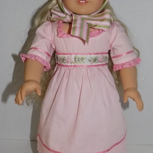 Retired HTF Historical Caroline American Girl Doll W Meet Outfit, Straw ...