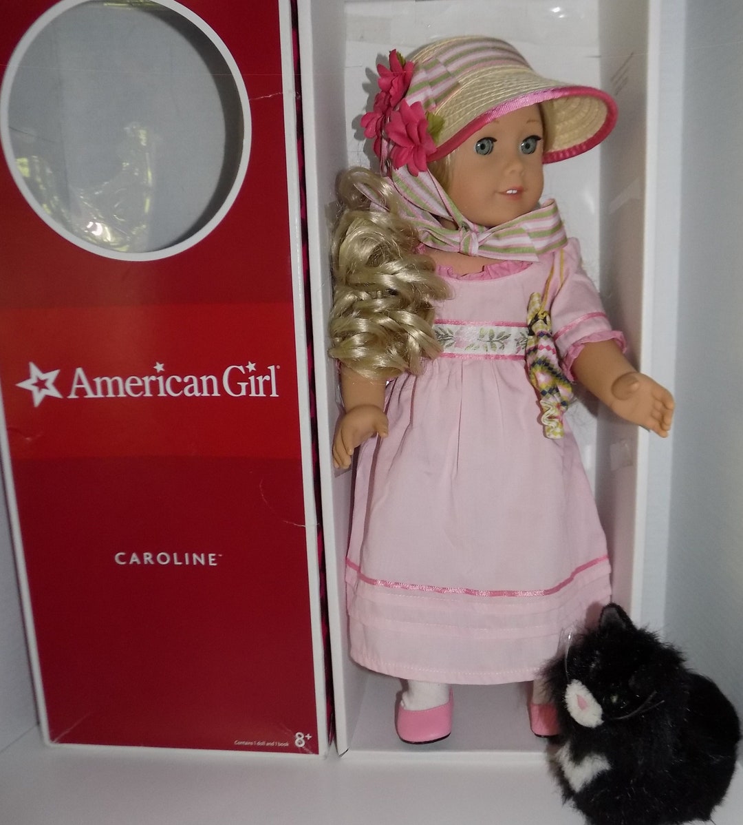 LNIB PRISTINE HTF Caroline American Girl Doll W Meet Outfit ...