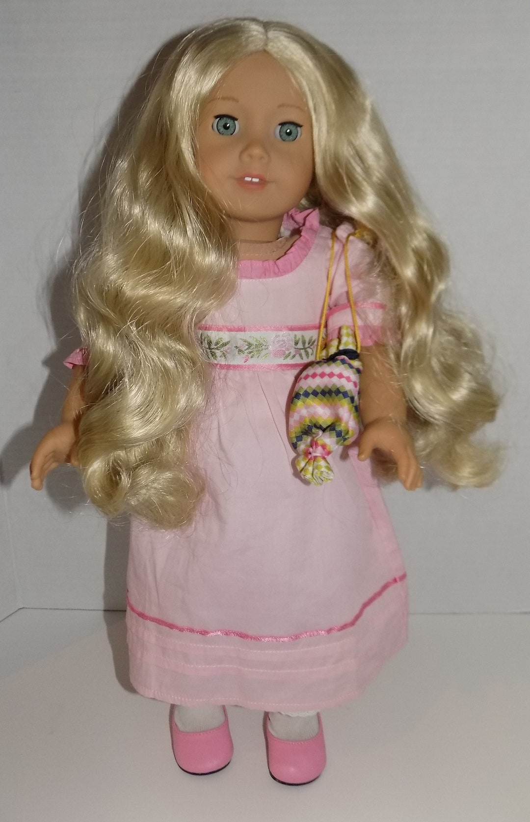 HTF Caroline American Girl Doll 18" Great Hair W Meet Outfit ...