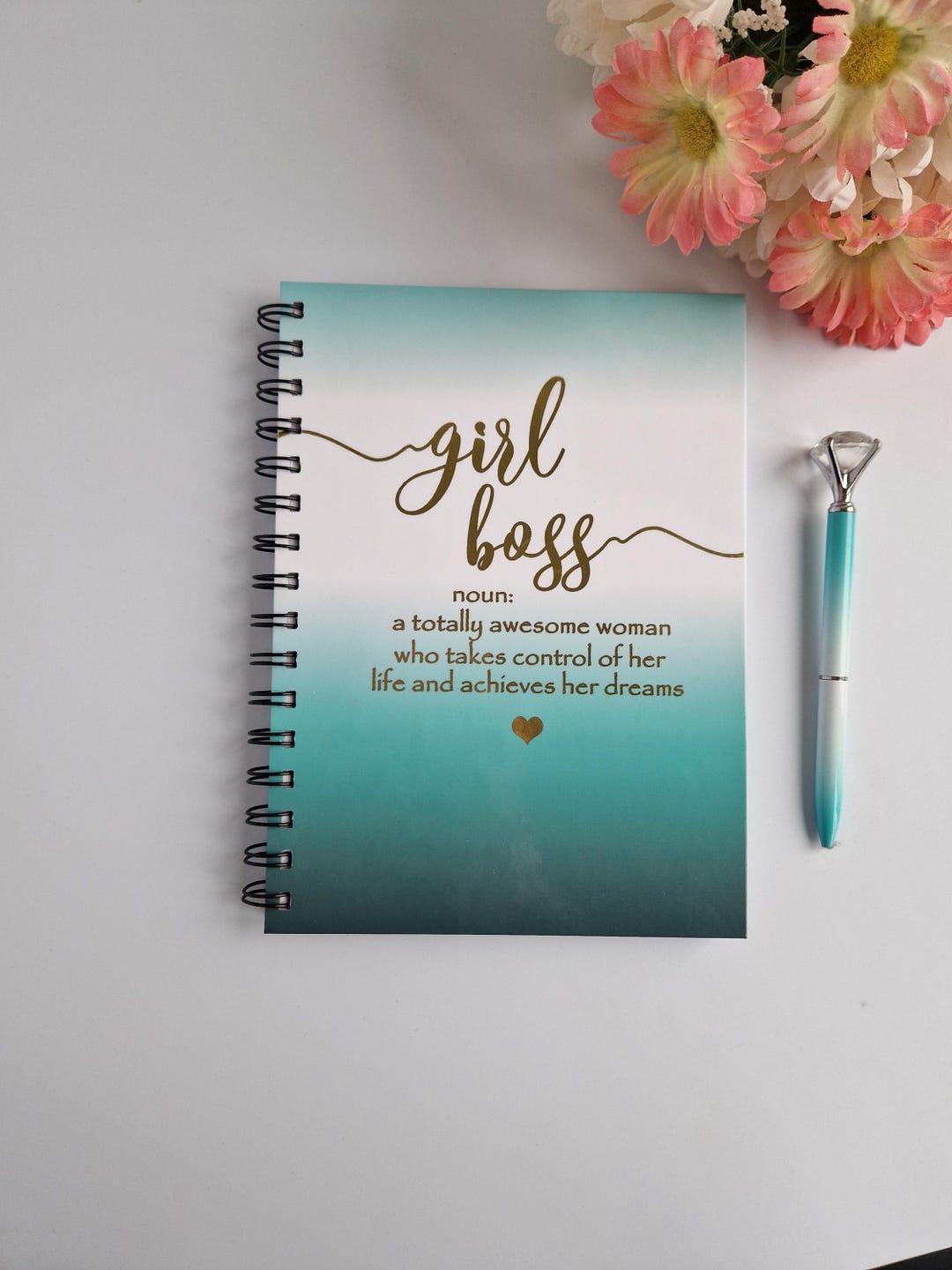 Personalised A5 Weekly Diary, Girl Boss Design, 2026 Year, 26-27 ...