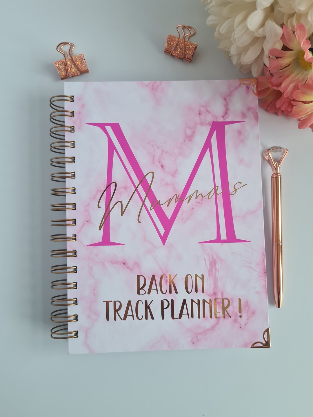 Personalised A5 Hardback Diary, Weekly Planner, 2026 Year, Academic ...
