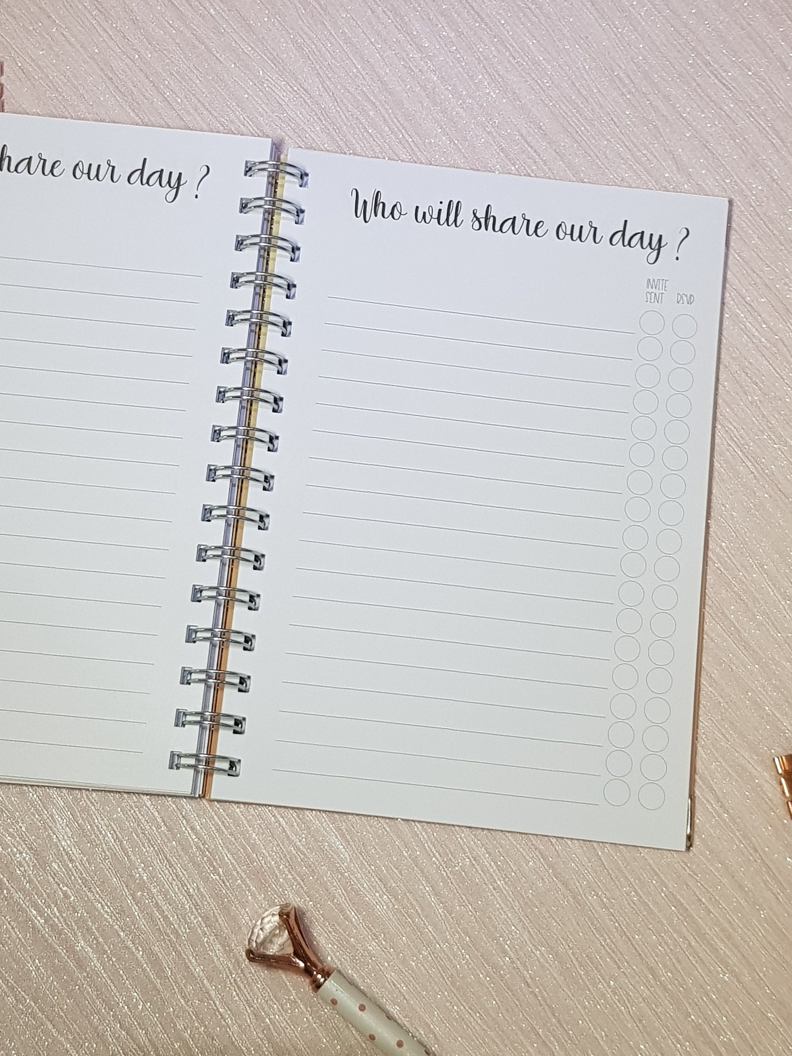 Wedding Planner Wedding Journal Custom Wedding Planner | Etsy