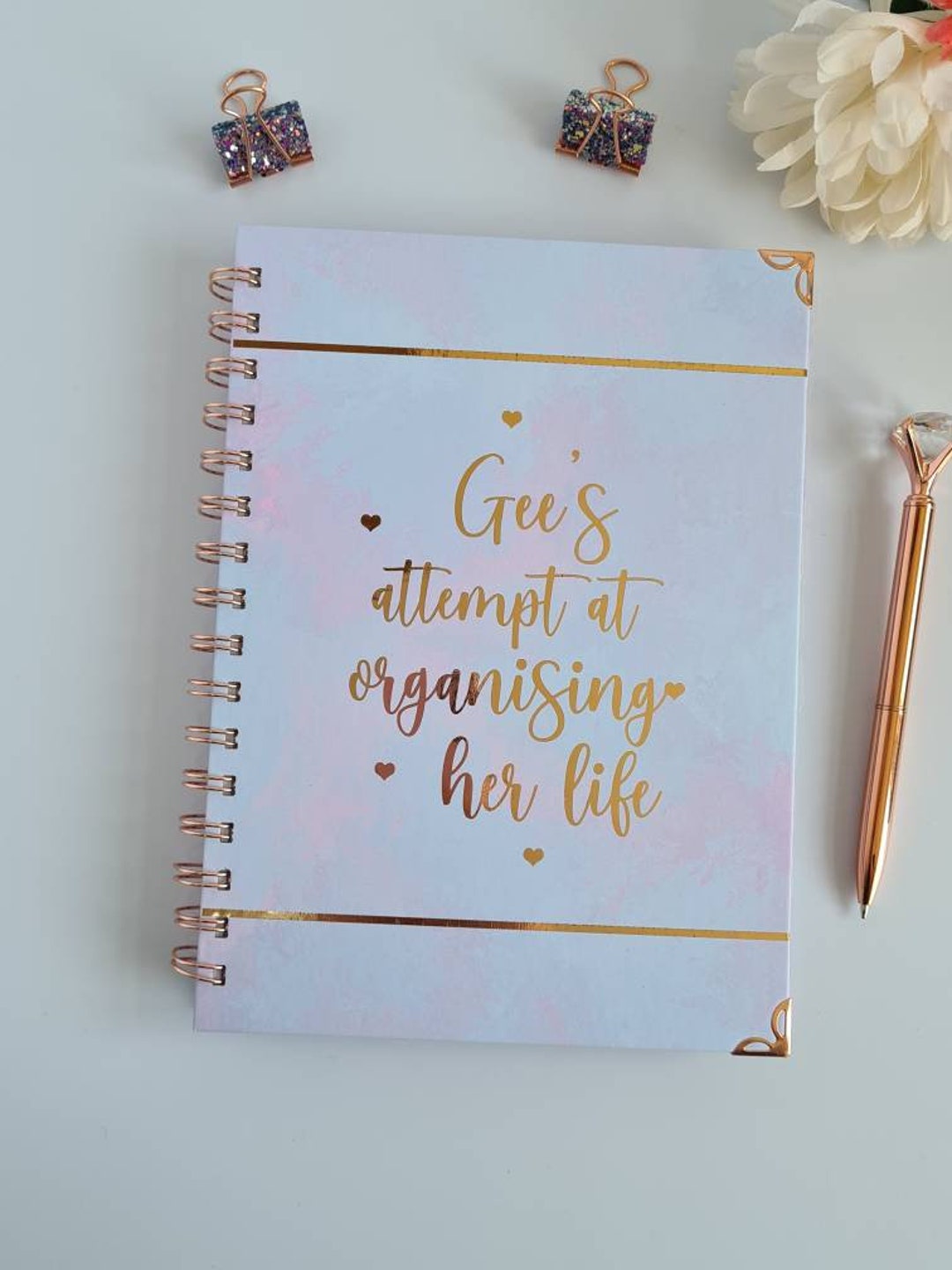 2025 Diary, 2025 Planner, Personalised Diary, A5 Diary,acedmic Diary ...