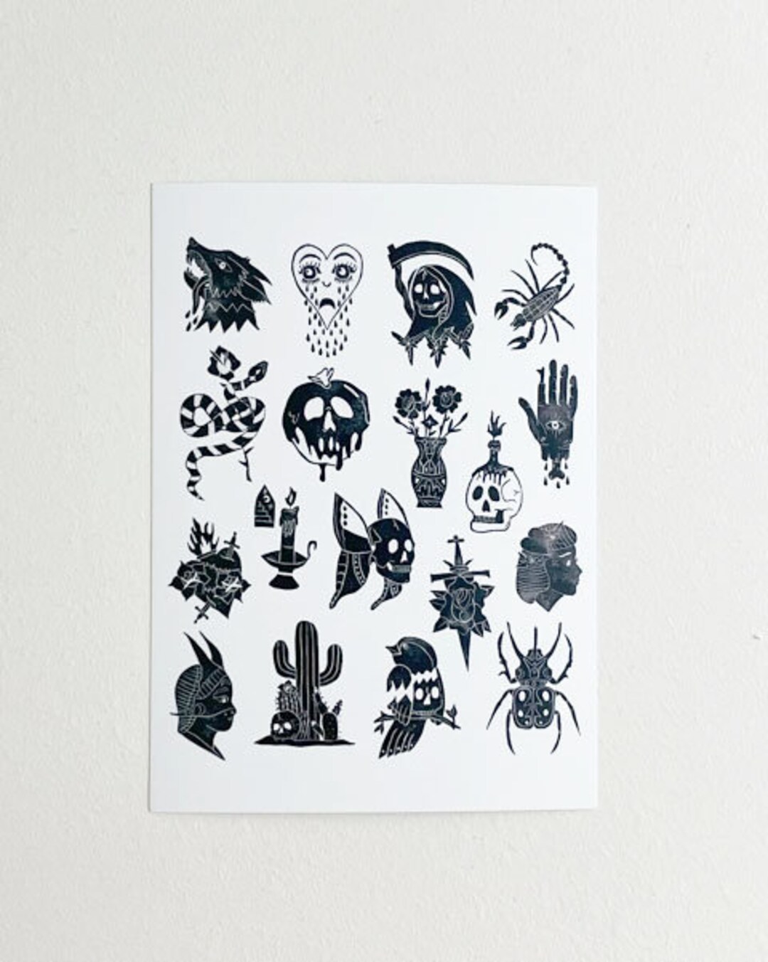 5x7" Flash Sheet Print - Etsy