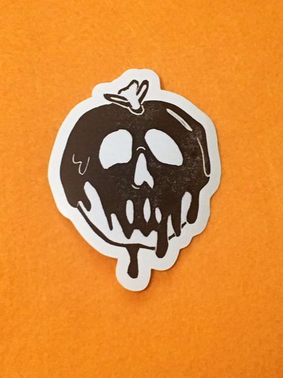 Poison Apple Sticker | Etsy