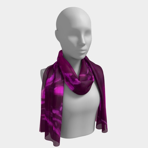 Hot Pink Scarf - Etsy