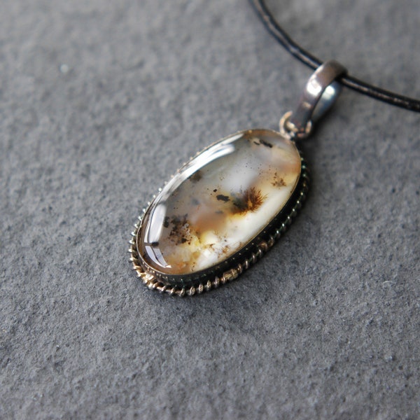 Agate Stone Necklace - Etsy
