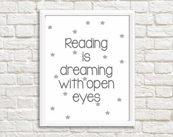 Reading corner quote | Etsy