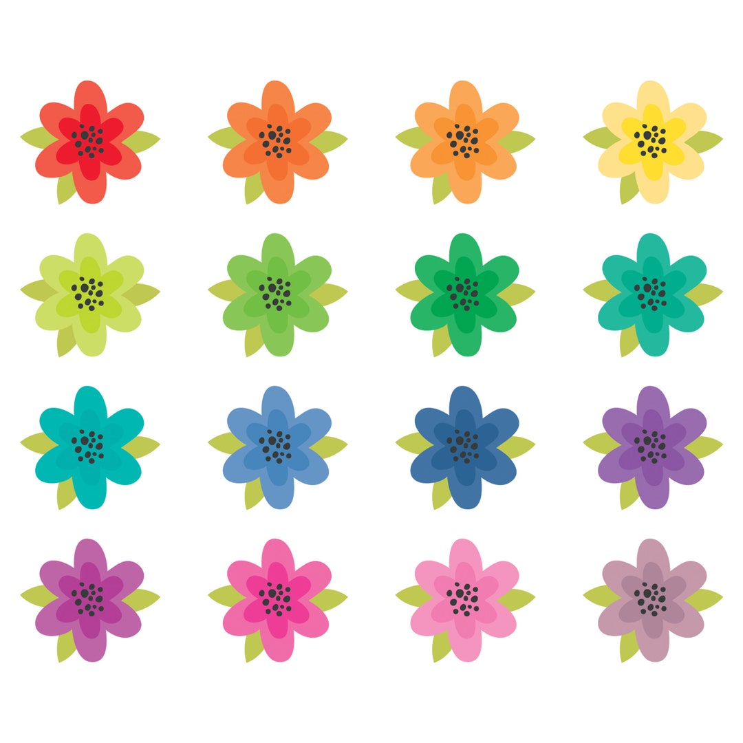 Floral Elements Clipart. Flowers, Spring Flowers. Vector Flowers ...