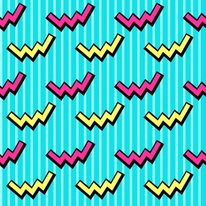 Digital Paper 90s 80s Patterns Seamless Printable. Memphis Style. - Etsy