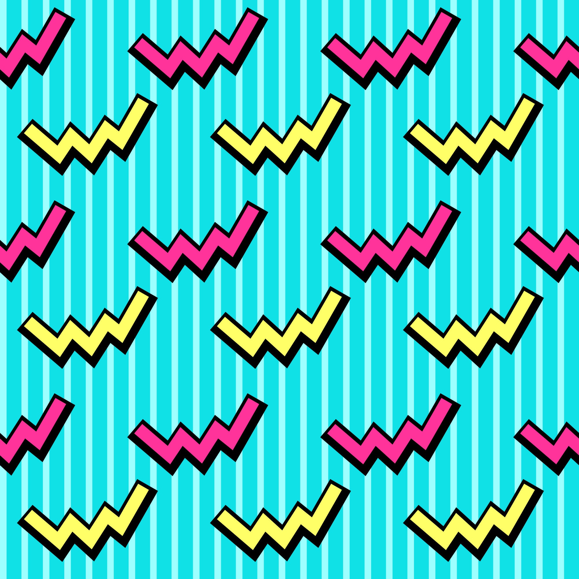 Digital Paper 90s 80s Patterns Seamless Printable. Memphis Style. - Etsy