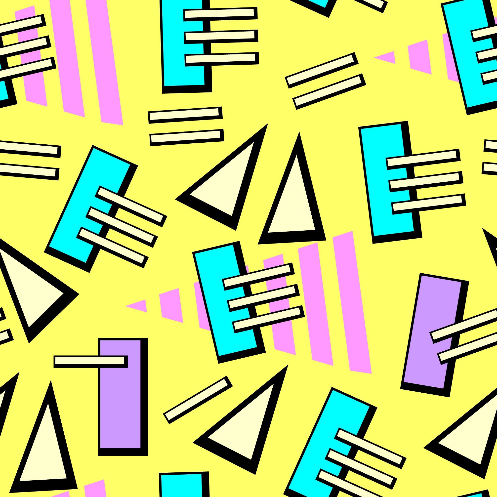 Digital Paper 90s 80s Patterns Seamless Printable. Memphis Style. - Etsy