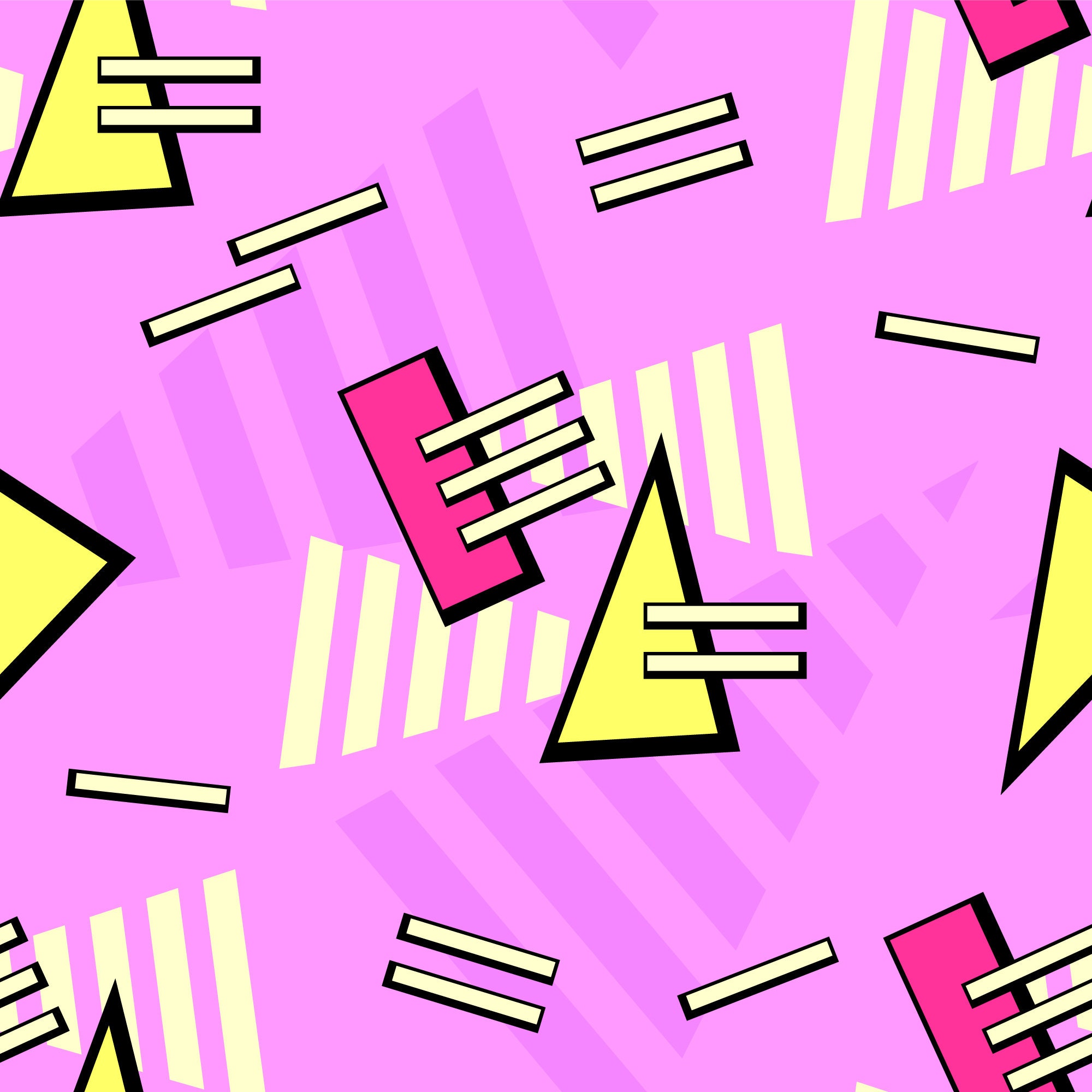 Digital Paper 90s 80s Patterns Seamless Printable. Memphis Style. - Etsy