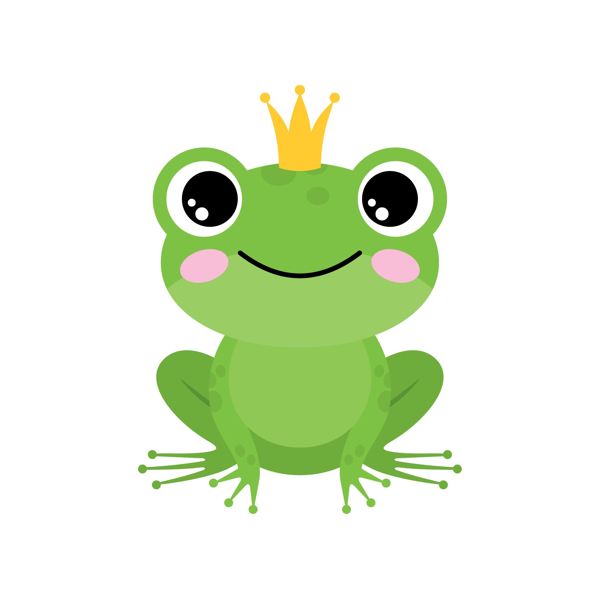 Cute Frog Prince Clipart