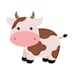 Cow Single Clipart. Cow Graphic. Digital Images, Instant Download. - Etsy