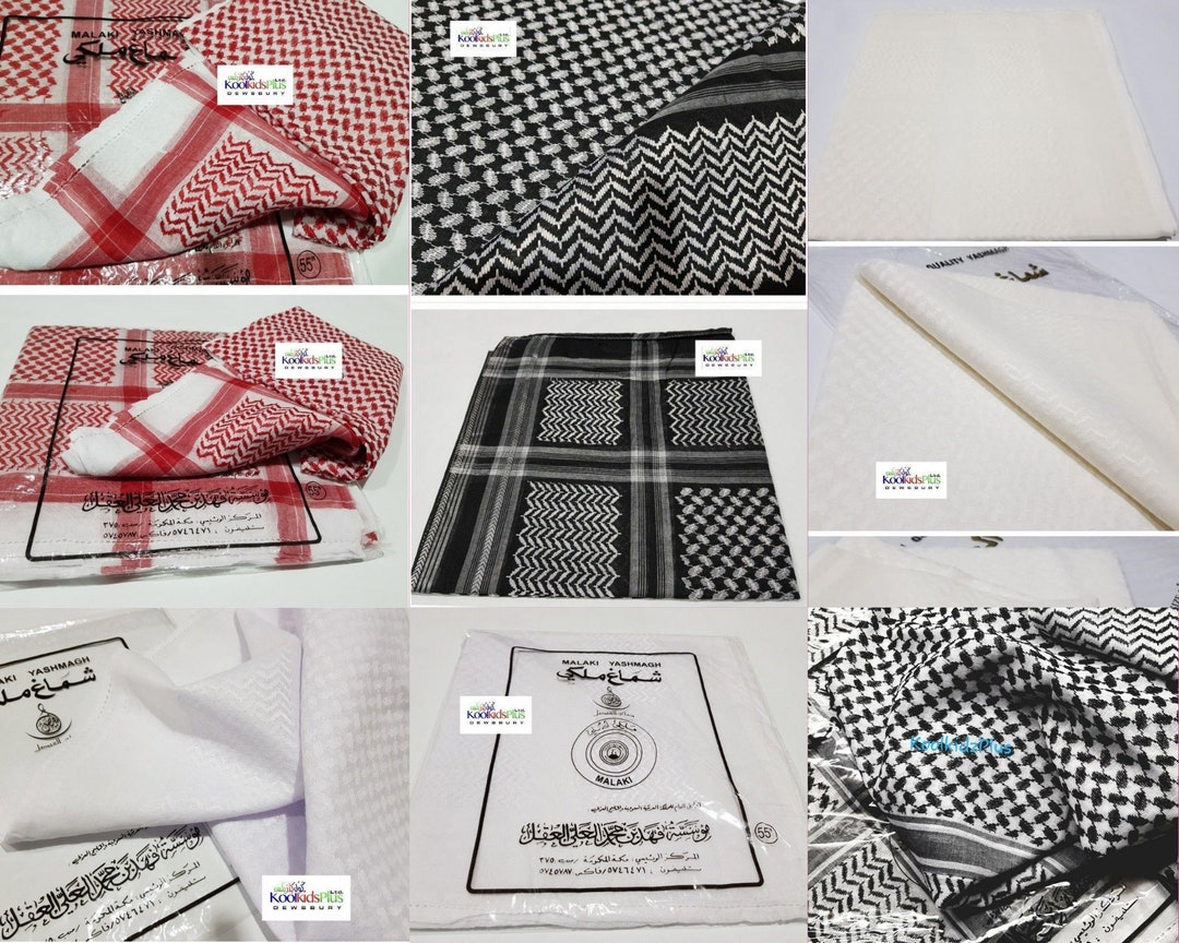 Men's Women's Arab Scarf > Shemagh Amama Yashmagh Romaal Keffiyeh ...