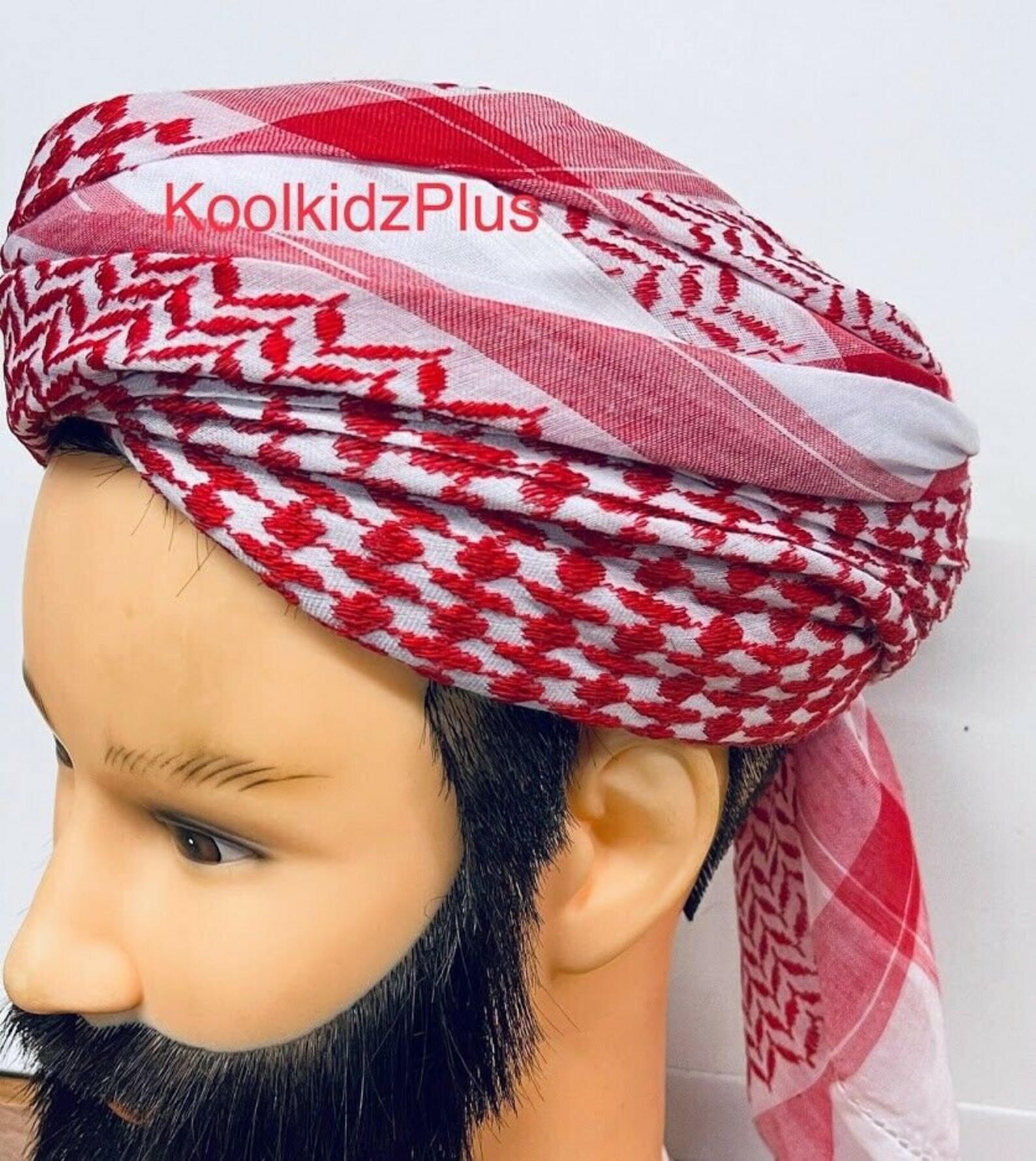 Men’s / Women’s Shamash / Saudi Military Red Arab Keffiyeh Scarf Face ...