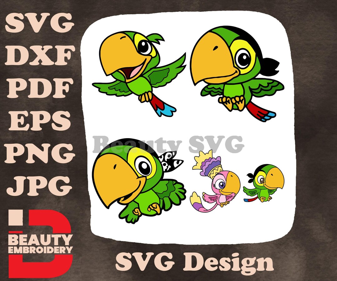 Jake and the Never Land Pirates Skully the Parrot and Izzy Various ...