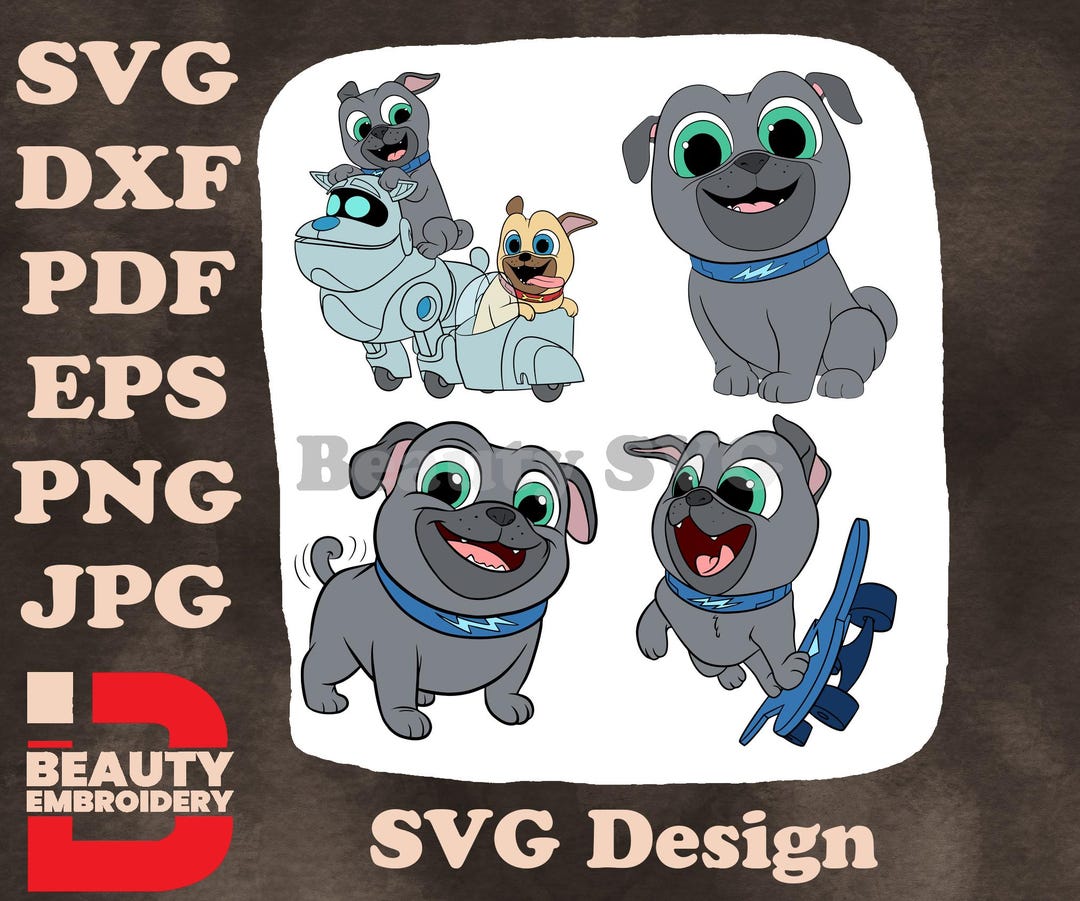 Disney Puppy Dog Pals Bingo Rolly Pug Brothers Keia Hissy Cat Friends ...