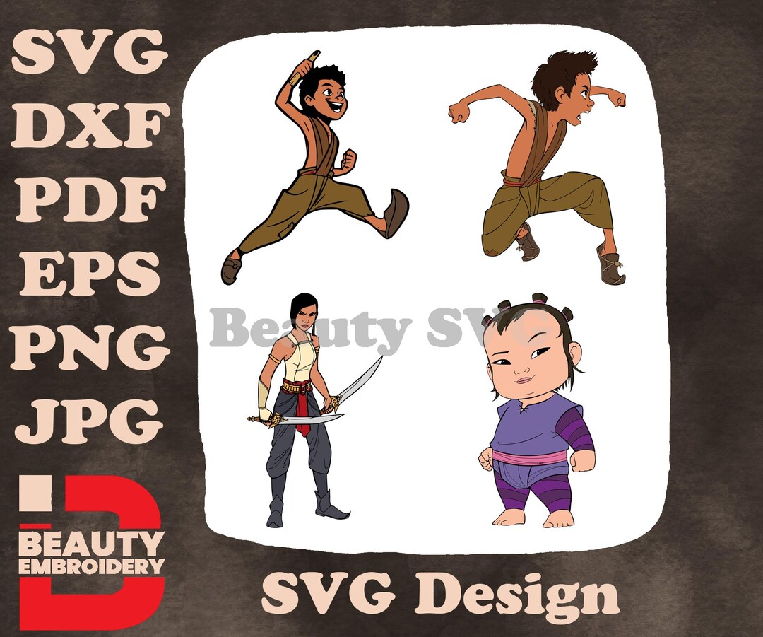Raya and the Last Dragon Characters Raya Namaari and Boun Young and ...