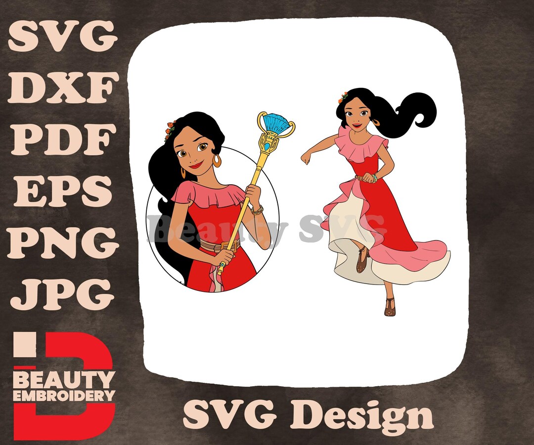 Elena of Avalor Princess Elena With Scepter of Light and Red Dress ...