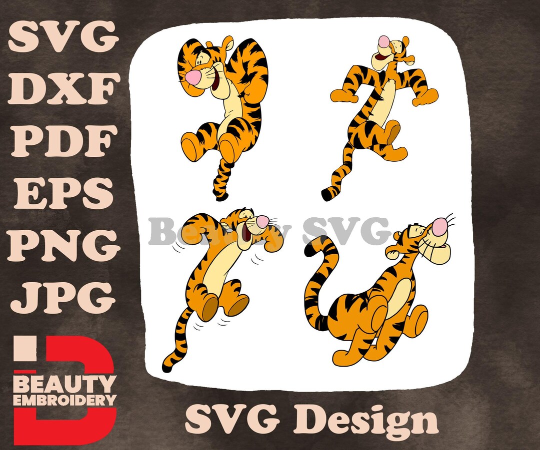 Winnie the Pooh - Tigger the Bouncy Tiger King - Dynamic Energetic Bouncing Poses Collection ...