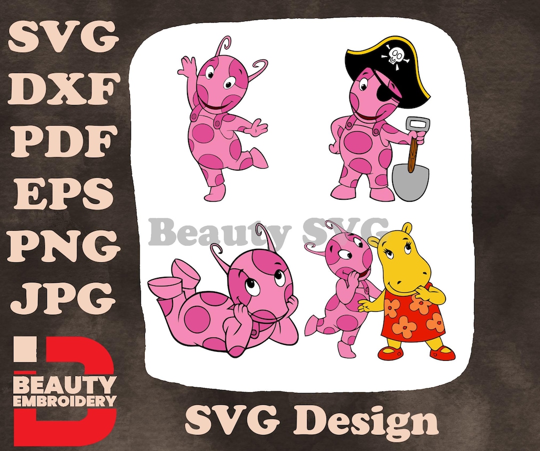 The Backyardigans - Uniqua Pink Creature Ladybug Form Uniqua and Tasha ...