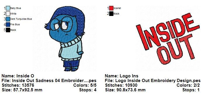 Package 14 Inside Out Embroidery Designs - Etsy UK