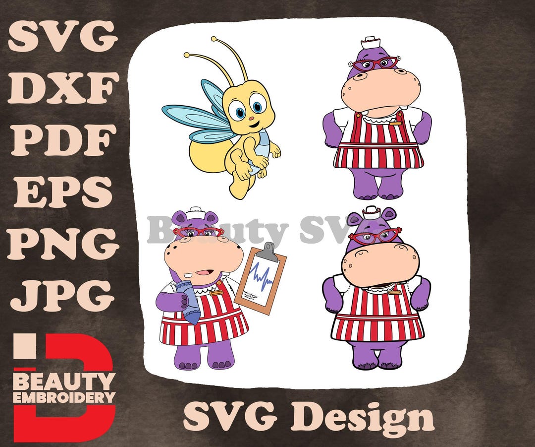 Doc Mcstuffins - Squeakers the Fish Toy - Hallie the Hippo Nurse ...