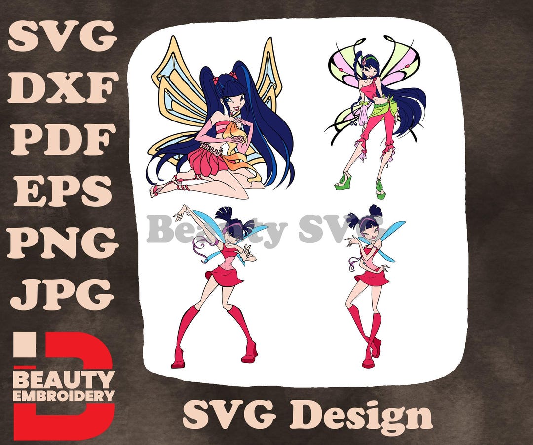 Winx Club Musa Fairy of Music and Tecna Fairy of Technology Various ...