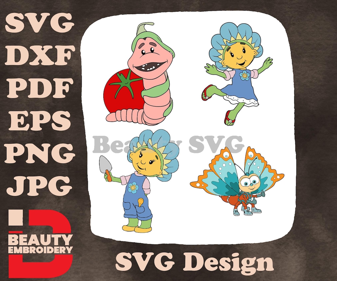 Fifi and the Flowertots - Slugsy the Slug - Violet the Flower Tot - Pip ...