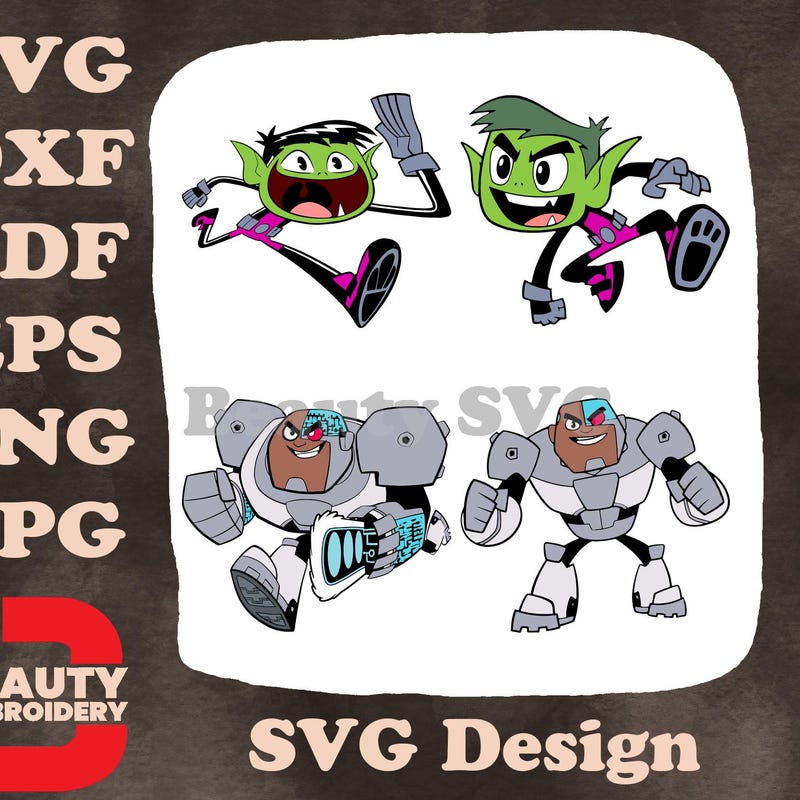 Teen Titans Go Svg - Etsy