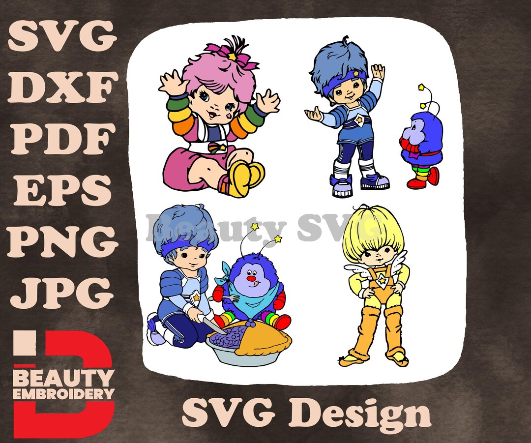 Rainbow Brite Red Butler Romeo Robot Yellow Canary Color Kids and ...