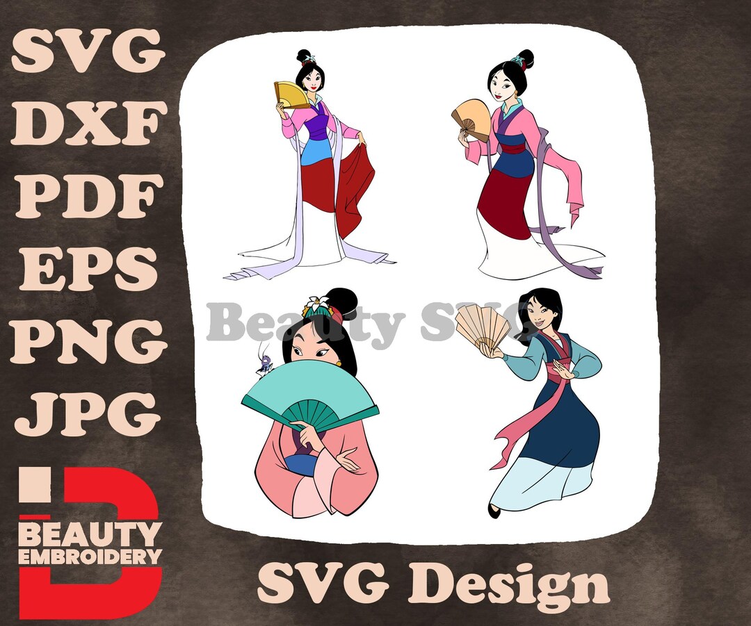 Disney Mulan Fa Mulan Traditional Chinese Dresses With Fan Elegant ...