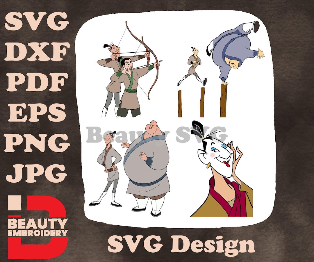Mulan Disney Movie - Yao Ling Chien Po With Chi Fu - the Matchmaker ...