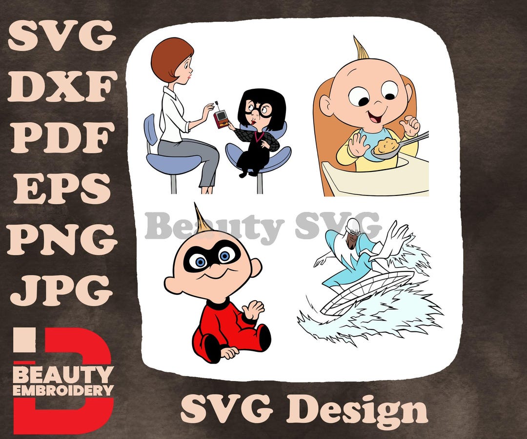 The Incredibles - Violet Parr School Girl - Jack Jack Baby - Frozone ...