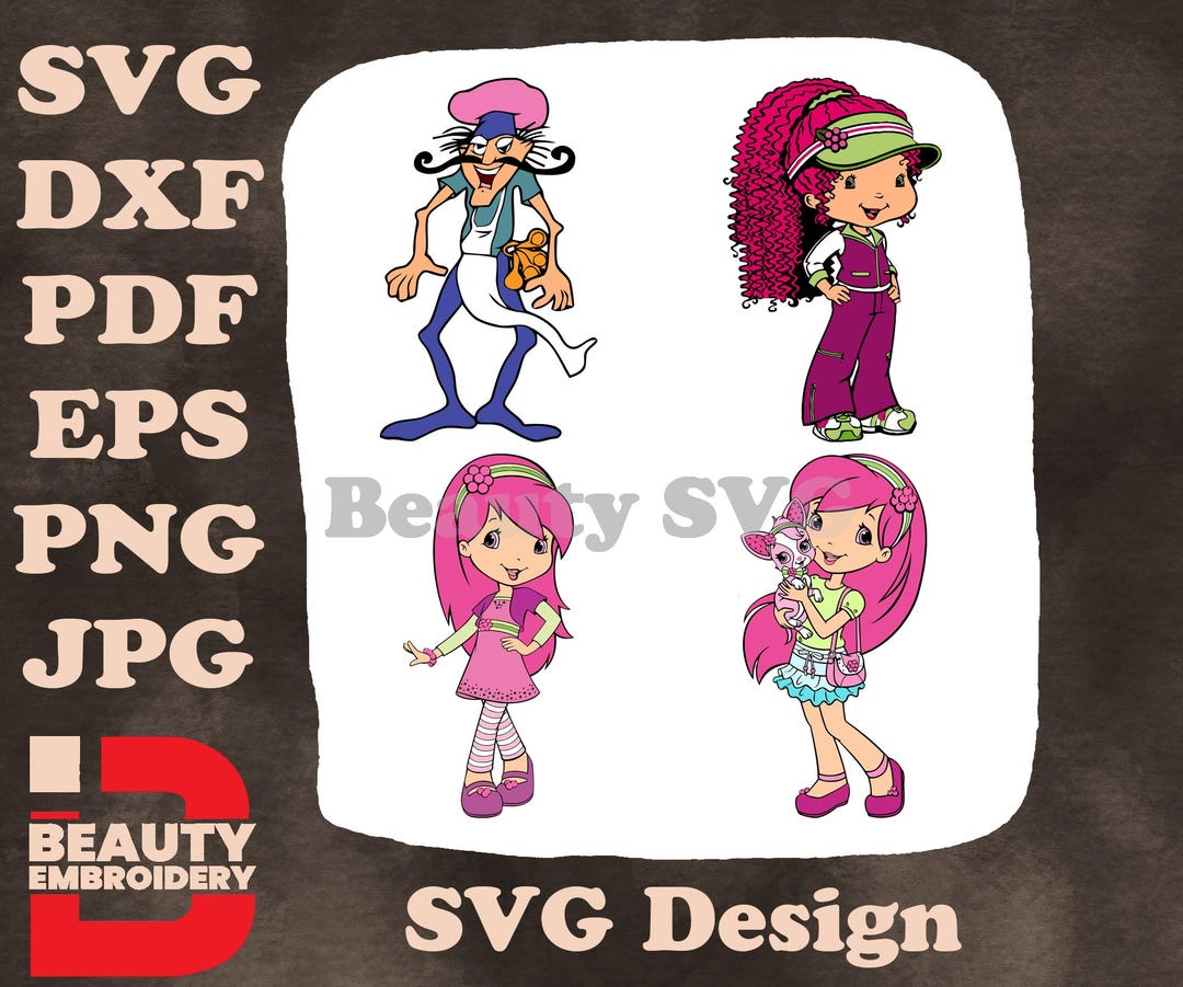 Strawberry Shortcake - Purple Pieman Villain and Raspberry Torte With ...