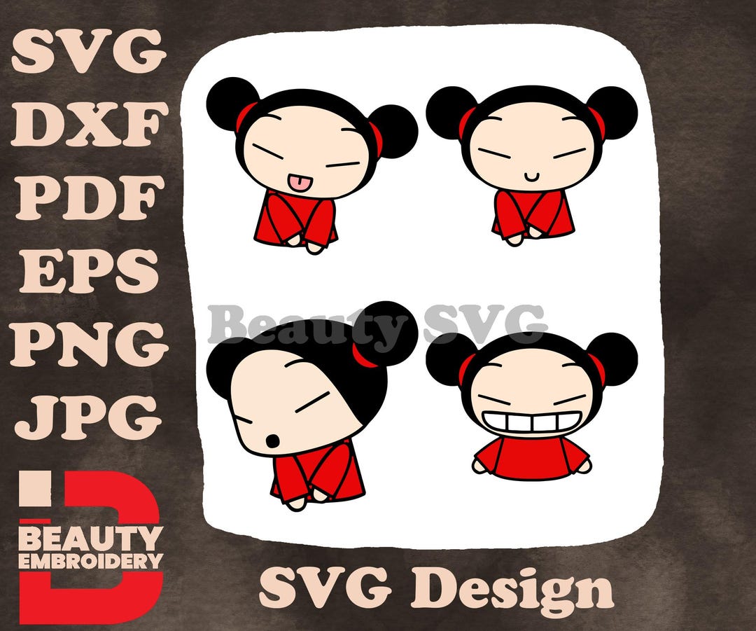 Pucca Funny Love Girl Close up Faces Happy Determined Smiling ...