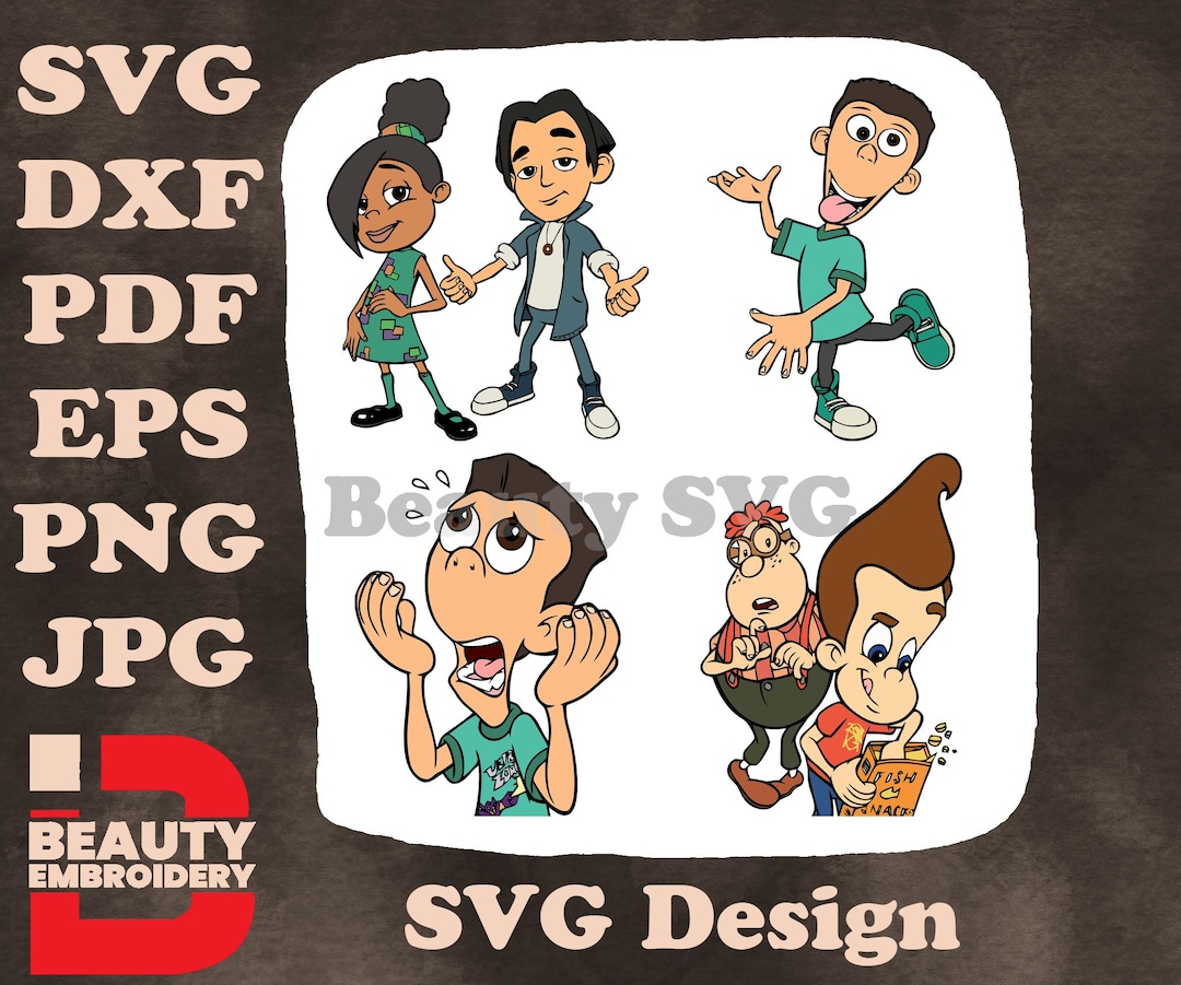 Jimmy Neutron Boy Genius Sheen Libby Carl Wheezer Jimmy and Goddard ...